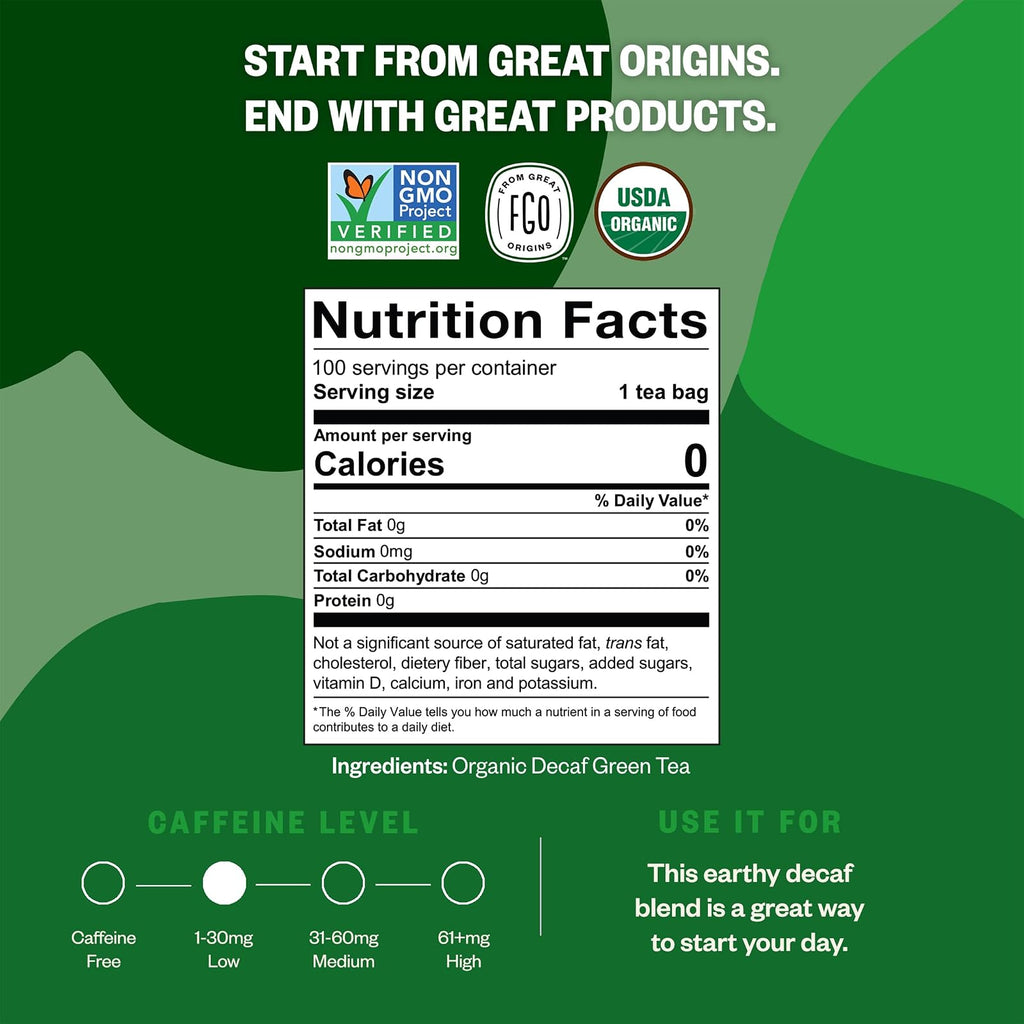 premium organic green tea for detox