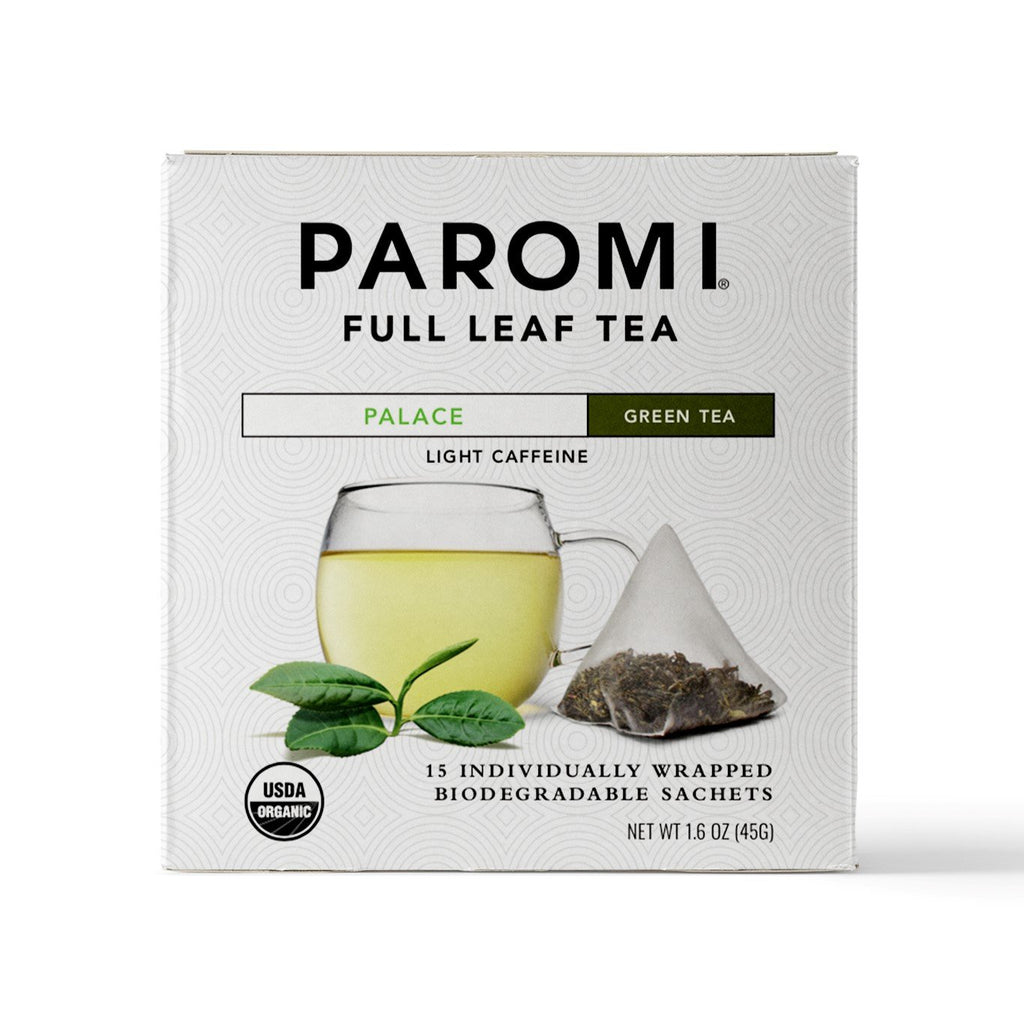 premium organic green tea sachets
