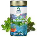 premium organic green tea tin