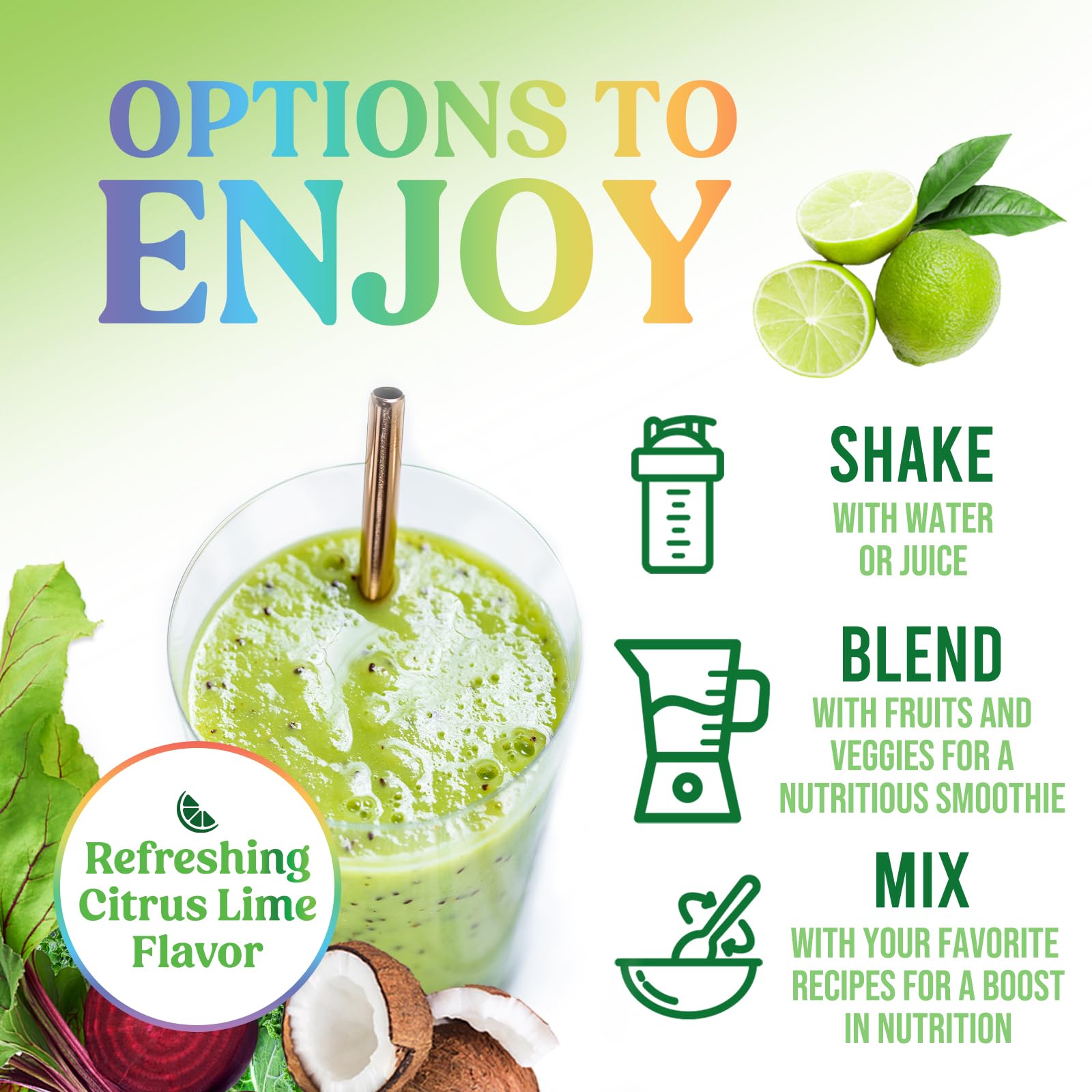 premium organic greens for vitality