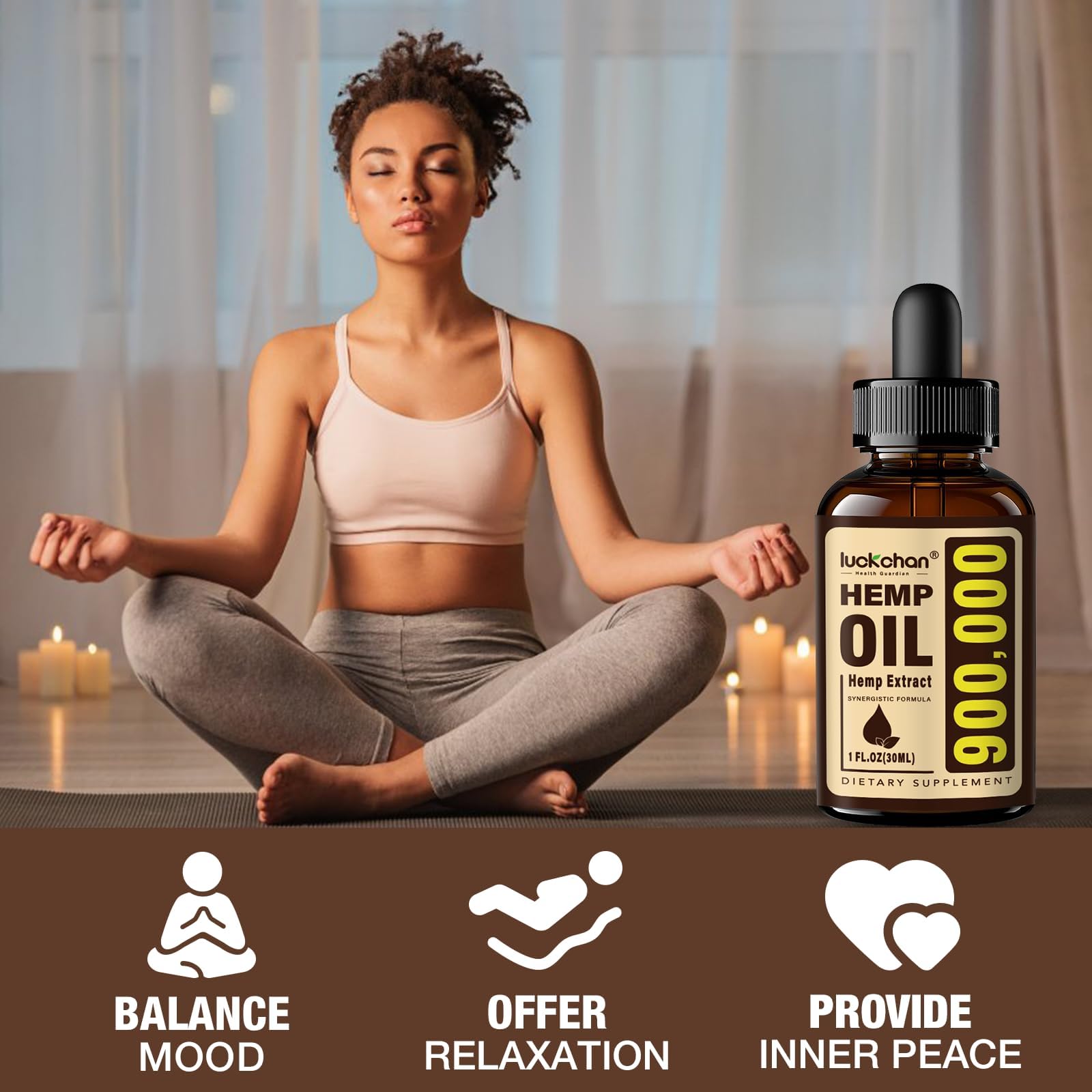 premium organic hemp oil blend