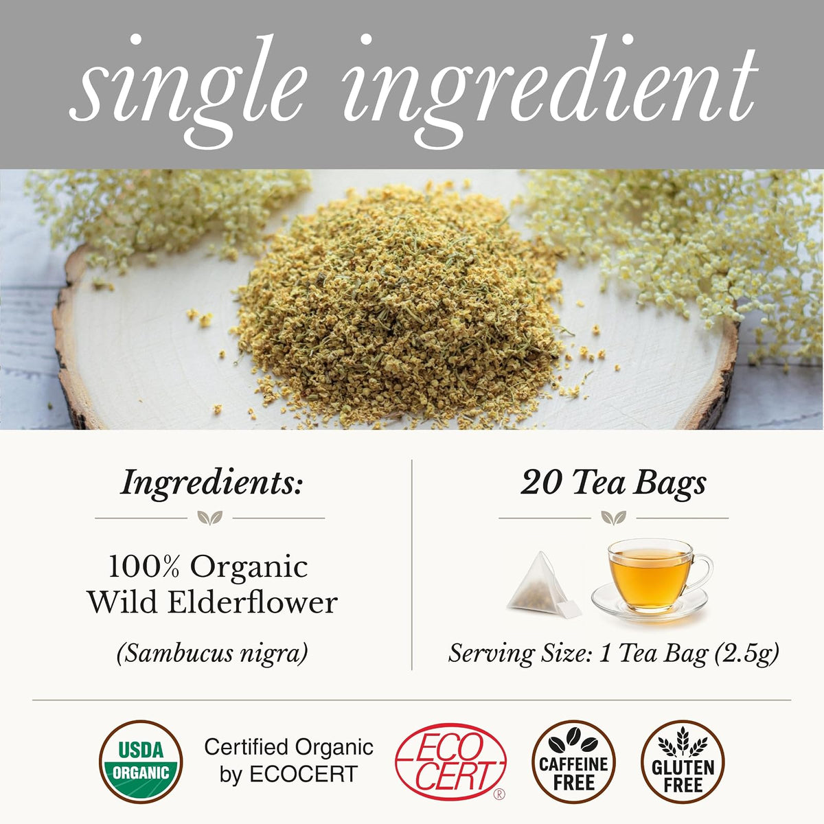 premium organic herbal tea blend