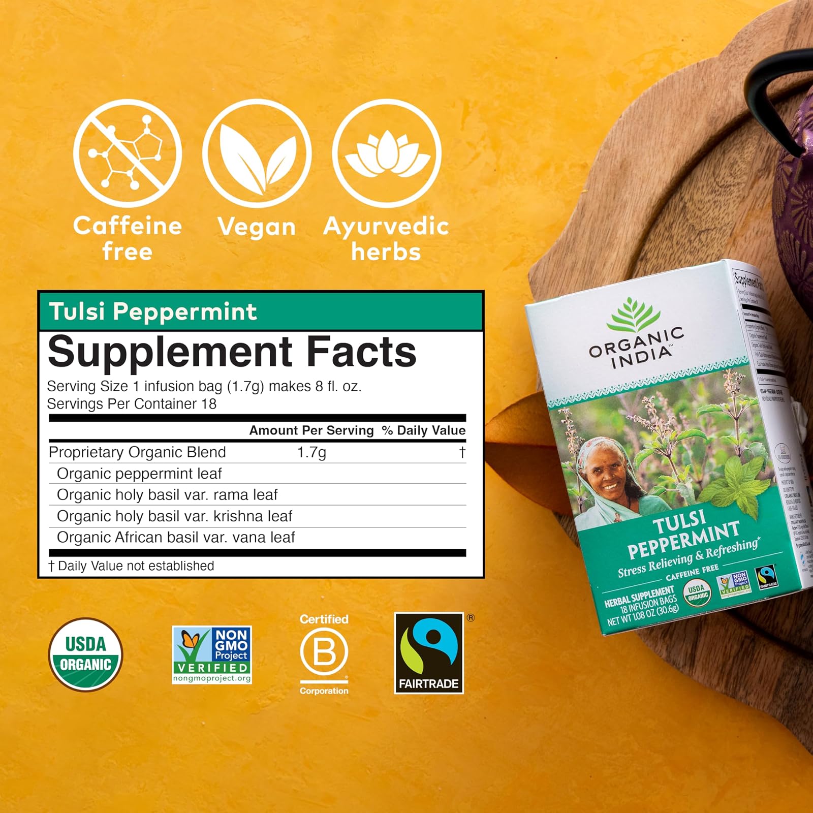 premium organic herbal tea selection