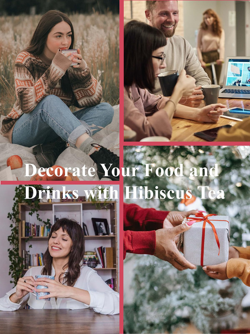 premium organic hibiscus tea bags