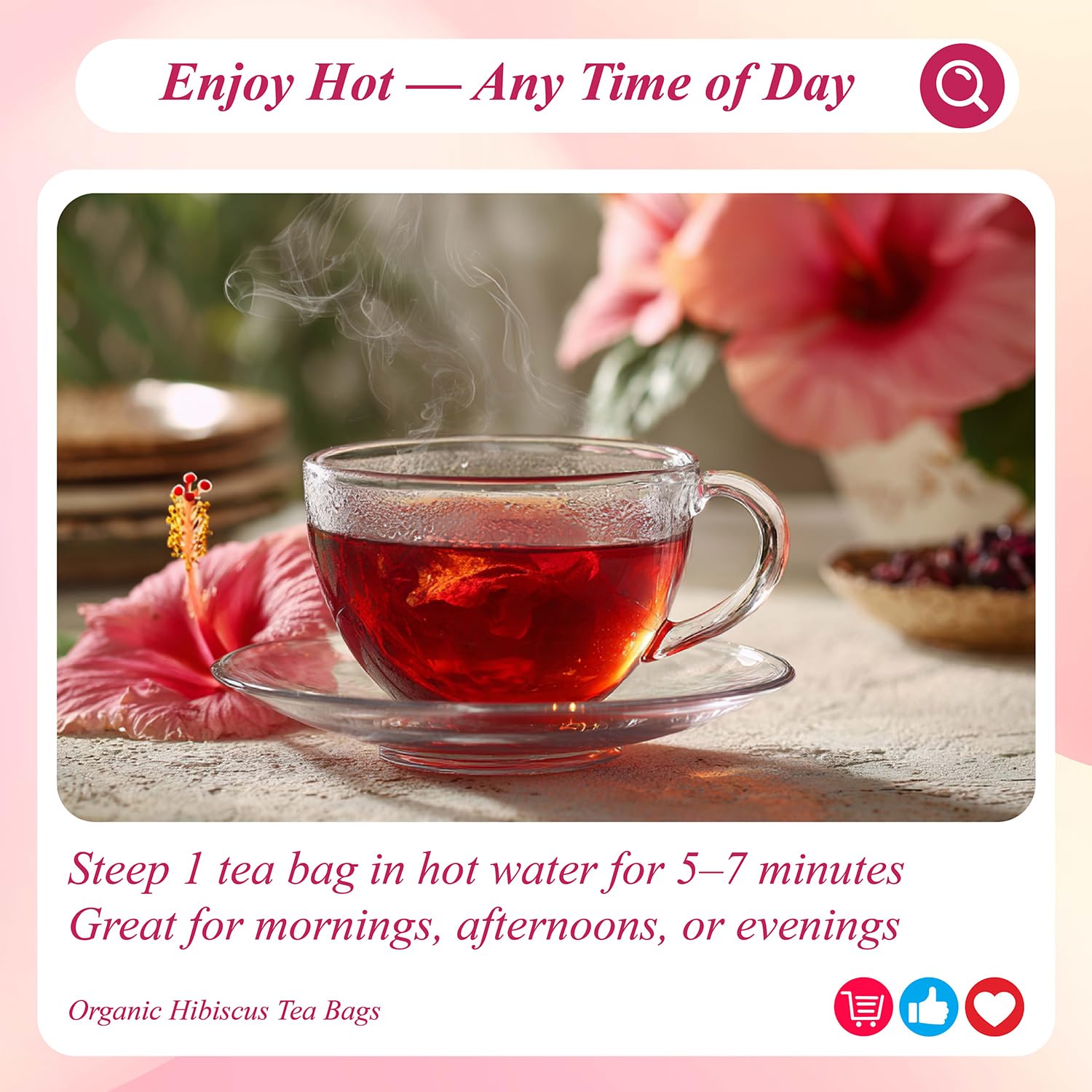 premium organic hibiscus tea blend
