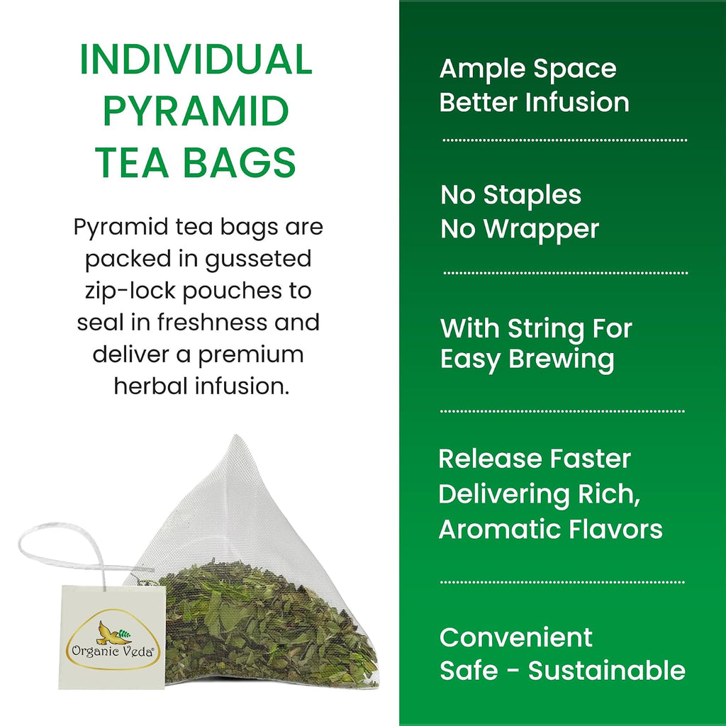premium organic moringa tea bags