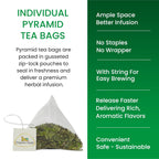 premium organic moringa tea bags