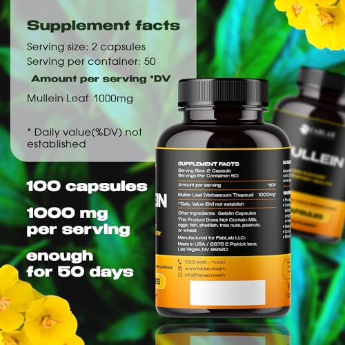 premium organic mullein supplement