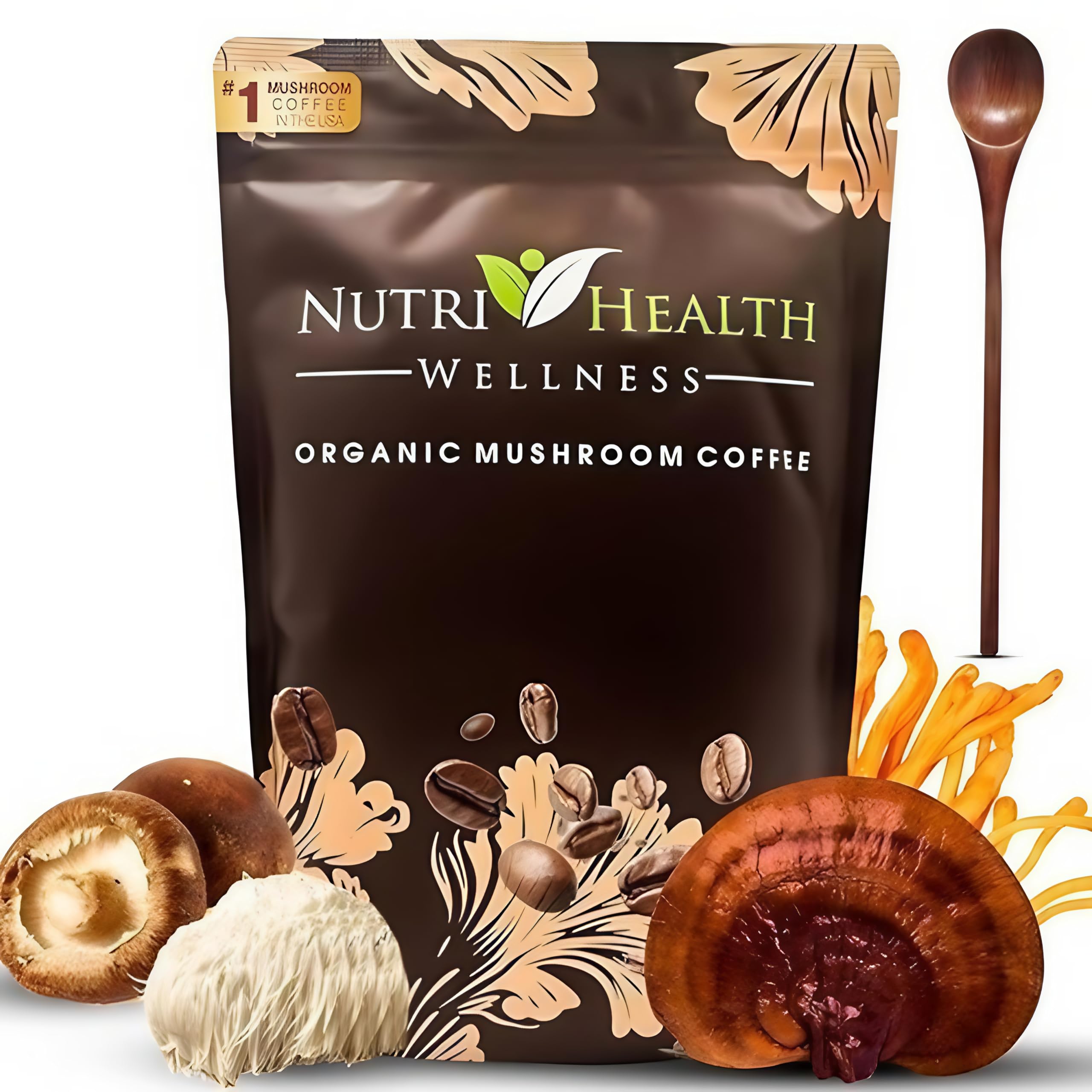 premium organic mushroom coffee blend