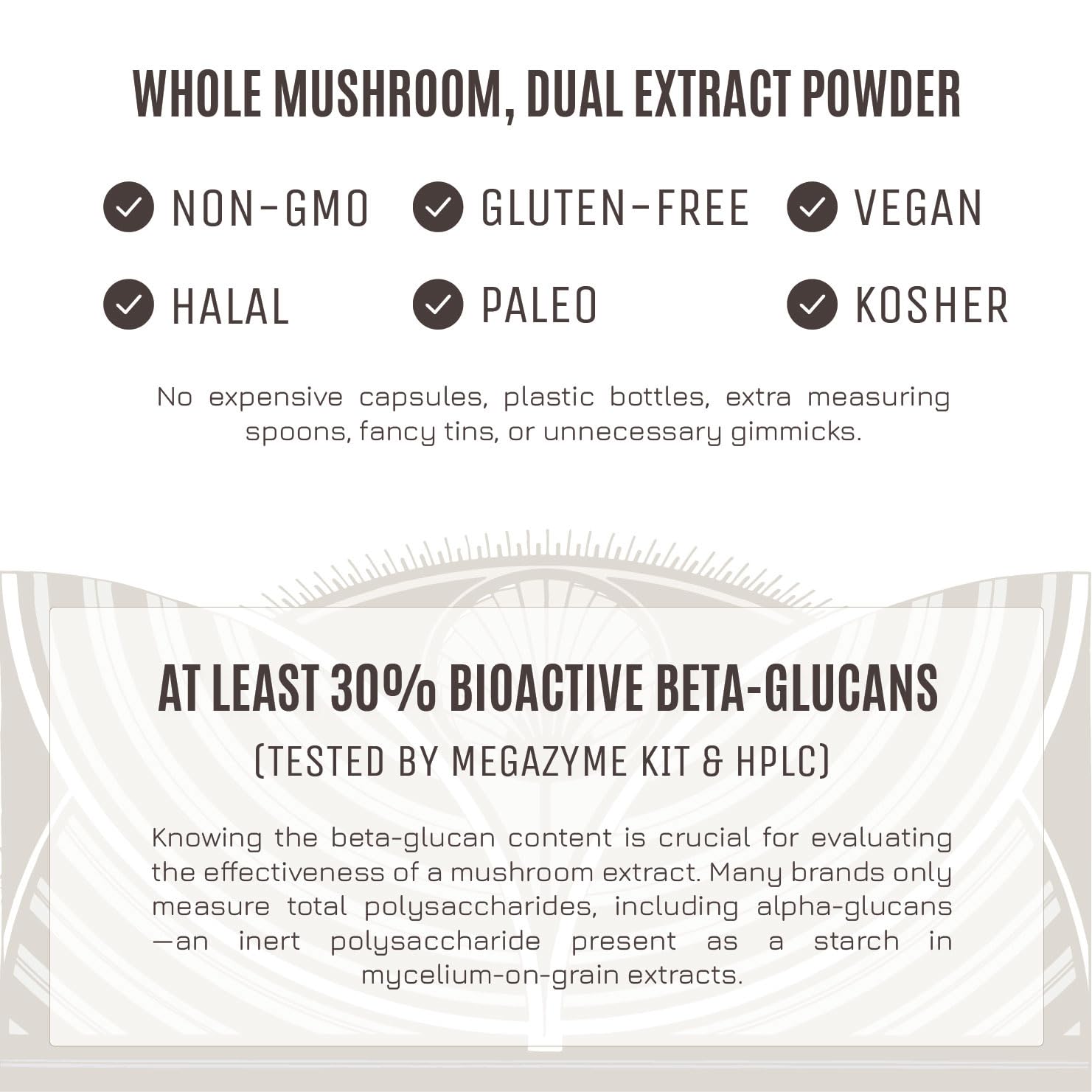 premium organic mushroom powder
