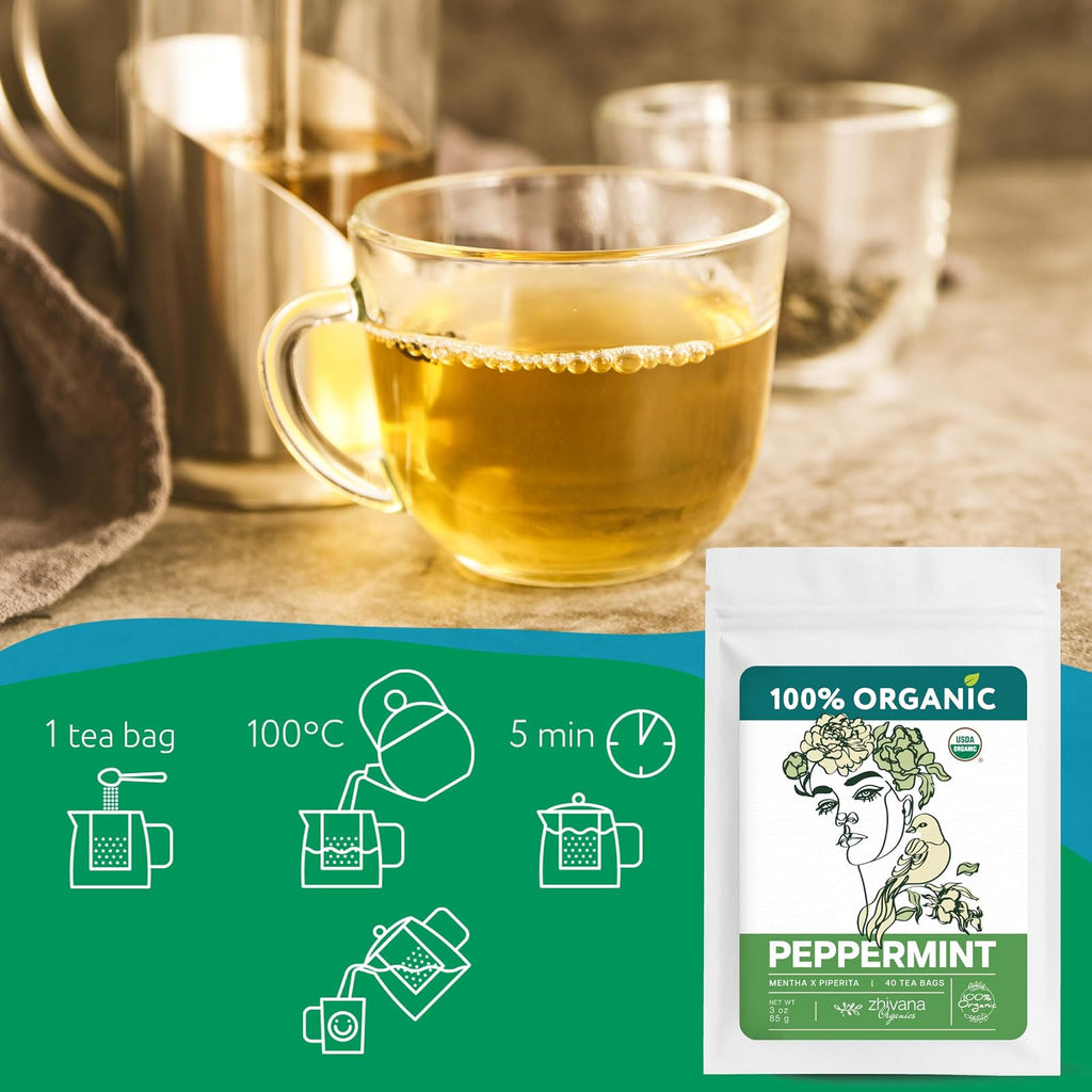 premium organic peppermint infusion