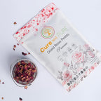 Premium organic rose petals for green tea
