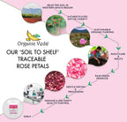 premium organic rose petals for tea