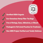 premium organic rosehips herbal infusion