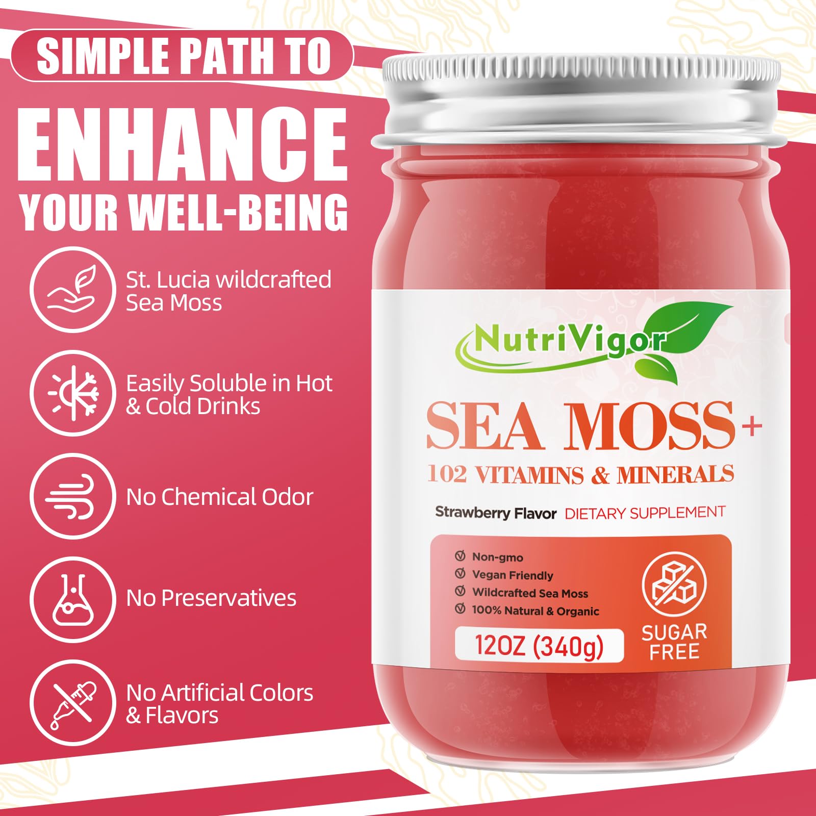 premium organic sea moss gel