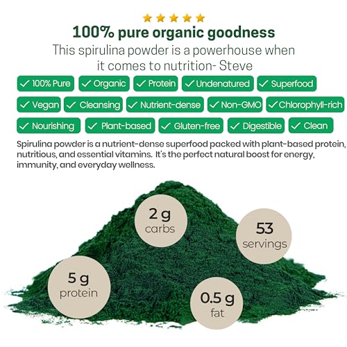 premium organic spirulina for detox