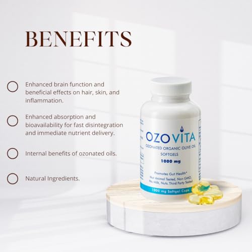 premium ozonated olive oil capsules