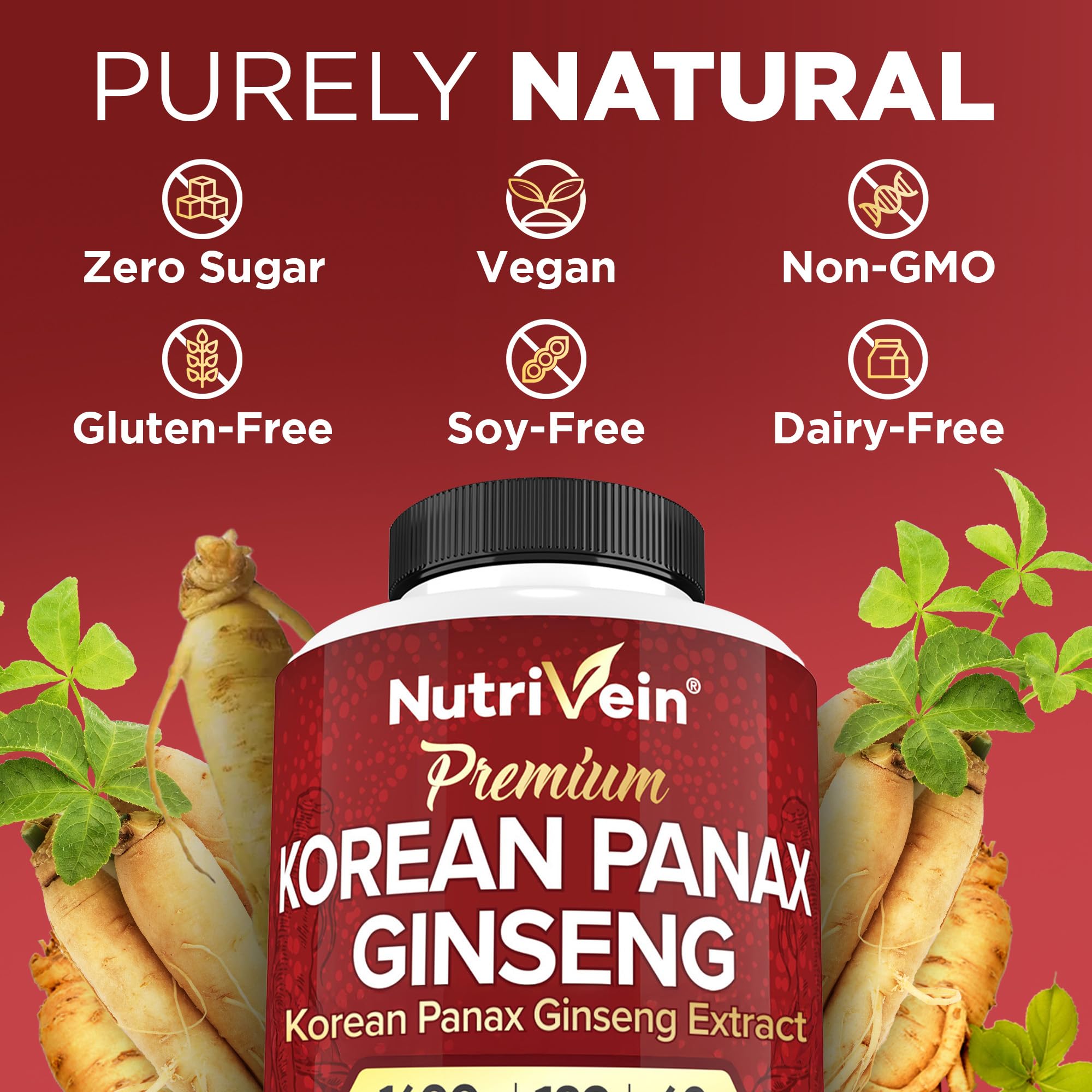 premium Panax ginseng for vitality