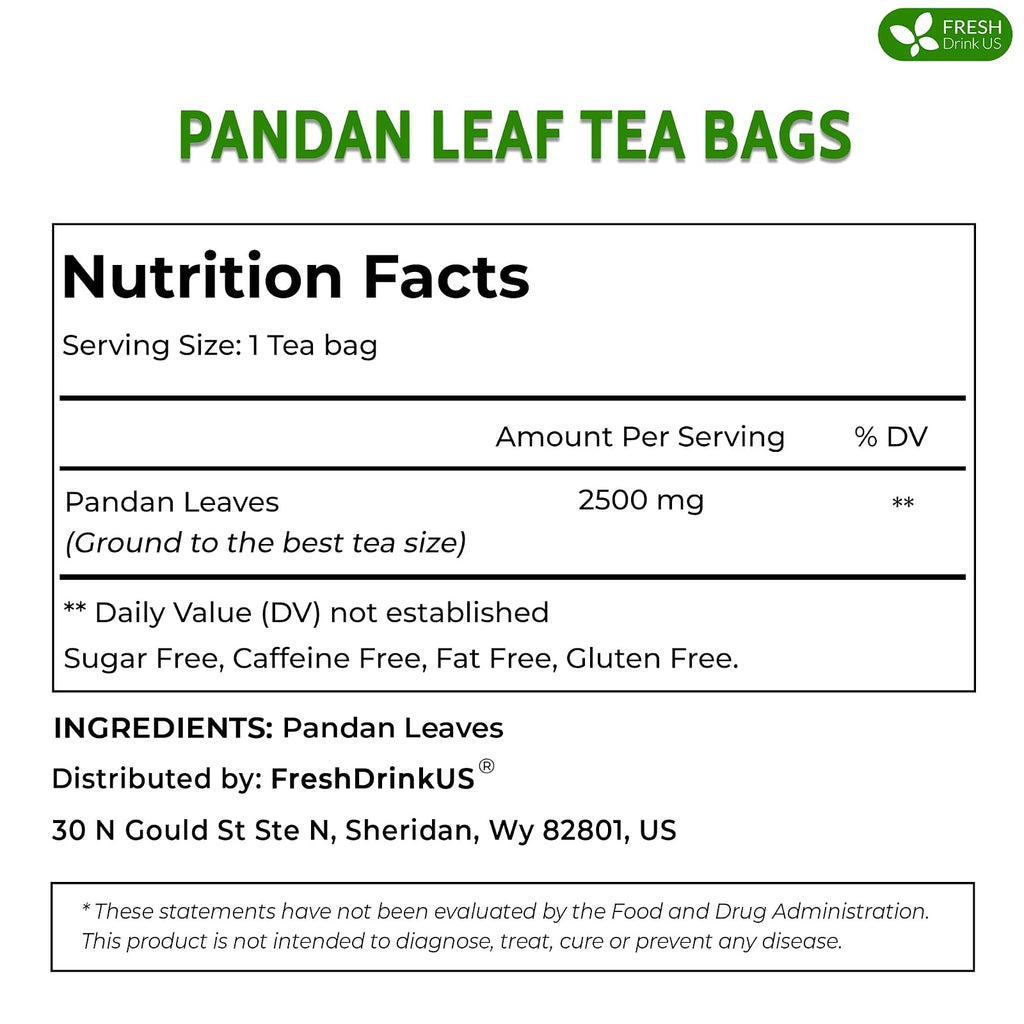 premium pandan leaf tea bags for brewing