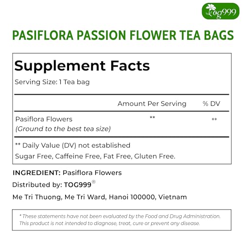 premium passion flower tea for relaxation