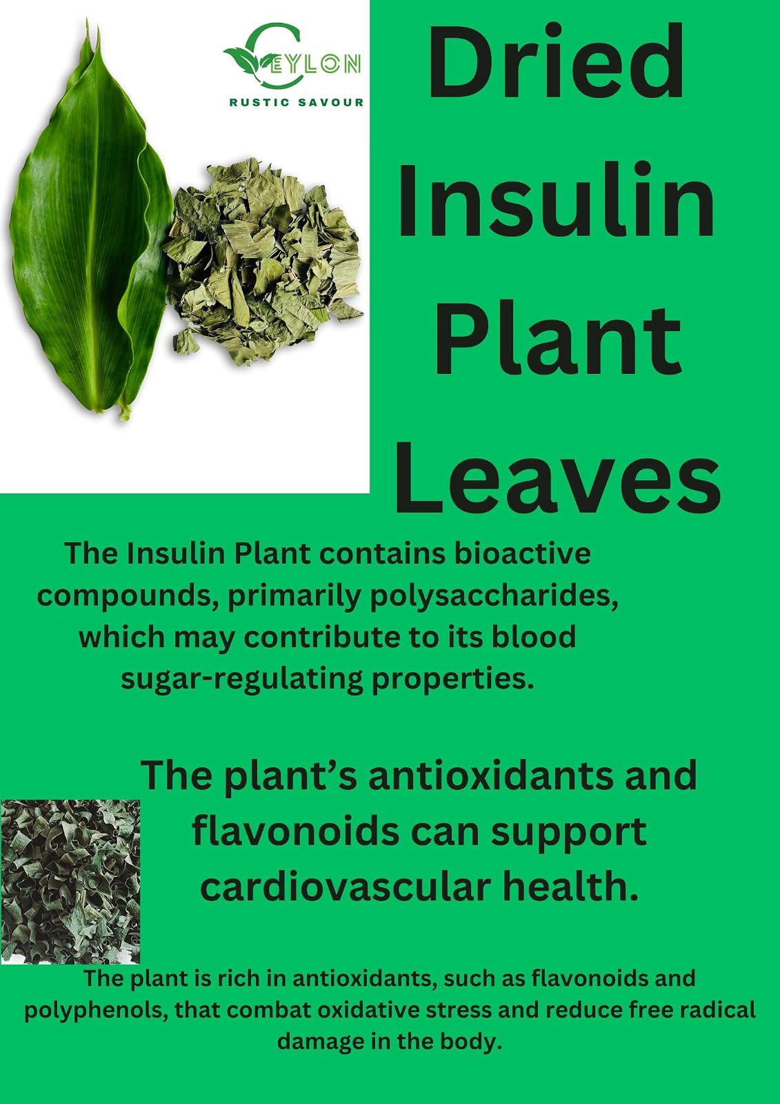 Premium Plantsulin dried leaves benefits