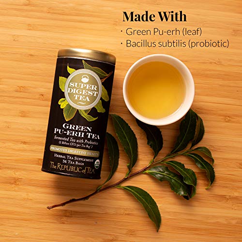 premium pu-erh green tea blend