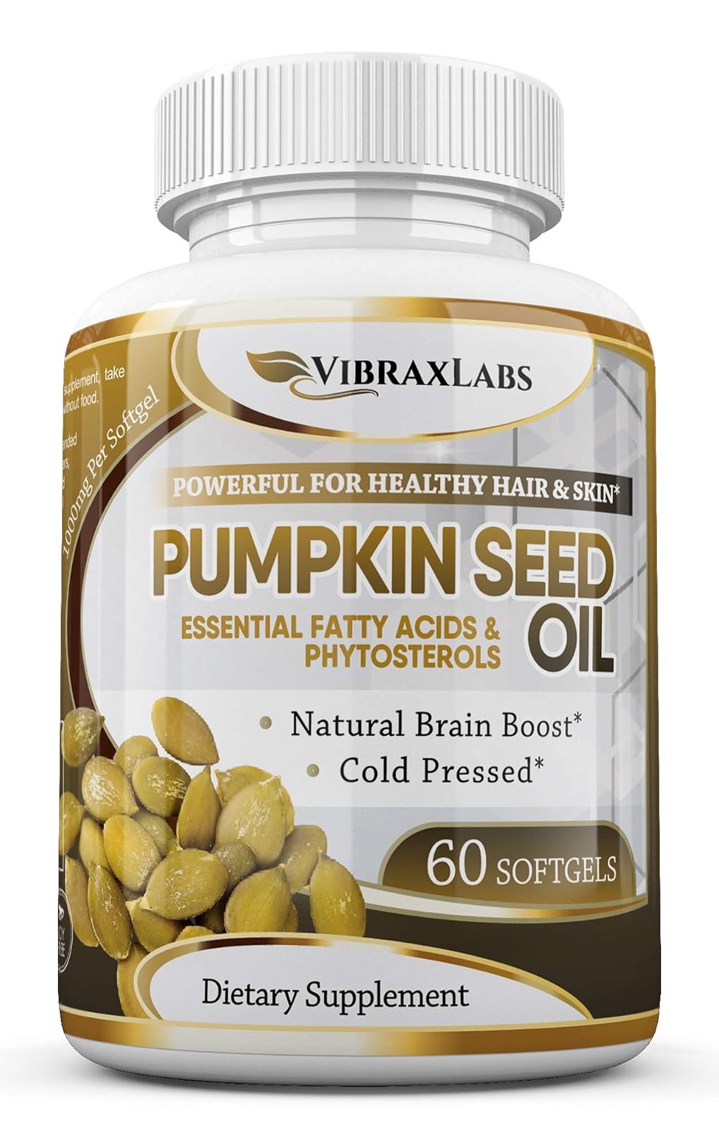 Premium pumpkin seed oil 1000 mg