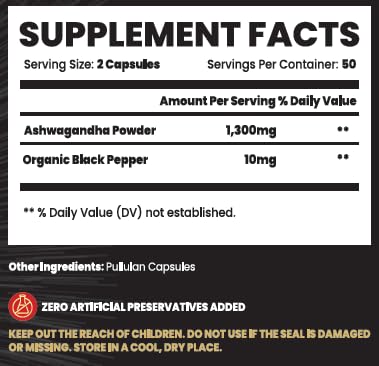 premium quality ashwagandha capsules