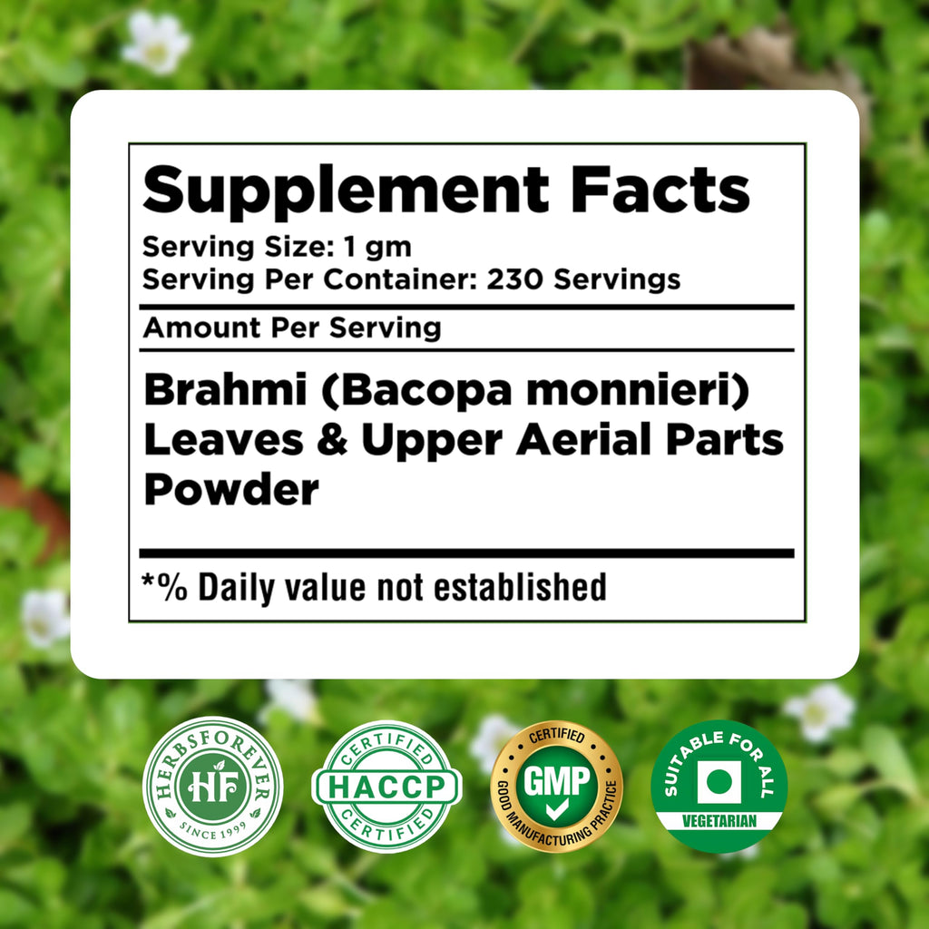 premium quality bacopa monnieri supplement