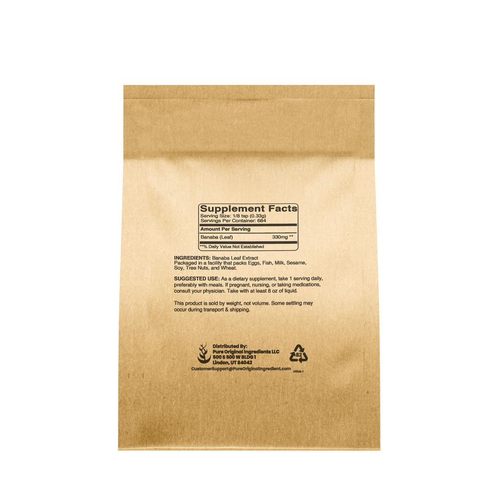 premium quality banaba leaf extract
