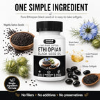 Premium quality black seed oil supplement