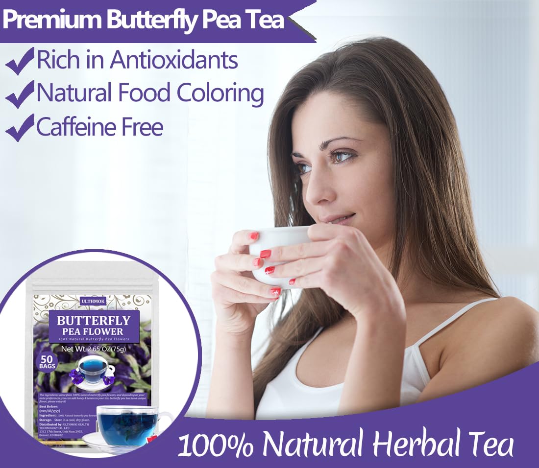 premium quality butterfly pea tea