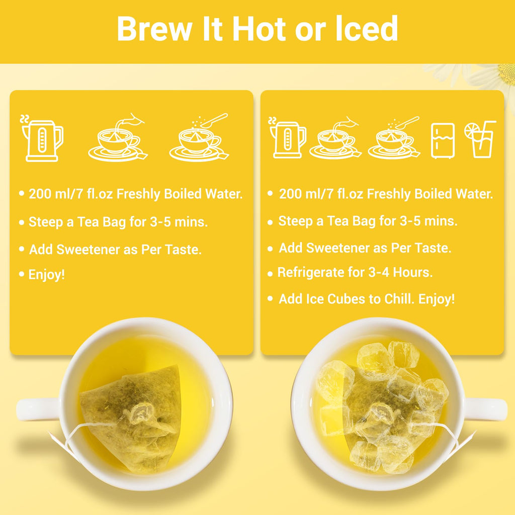 premium quality chamomile tea bags