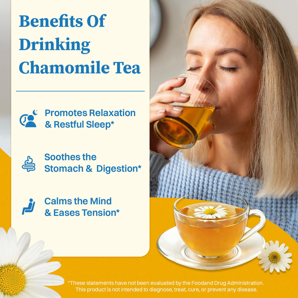 premium quality chamomile tea bags