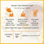 premium quality chamomile tea bags