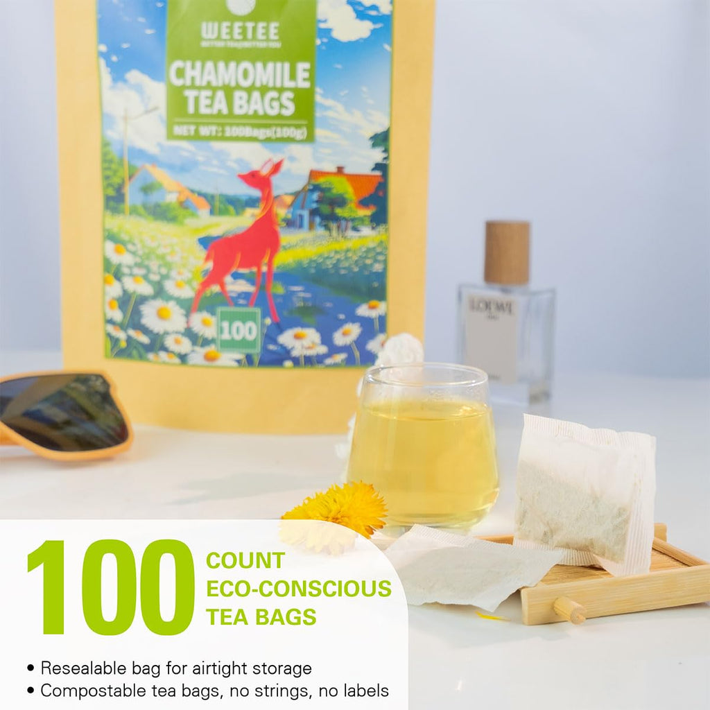 premium quality chamomile tea experience