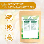 premium quality dandelion tea bags