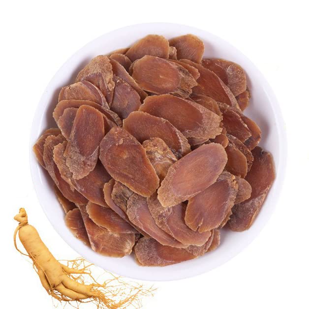 Premium quality dried ginseng slices