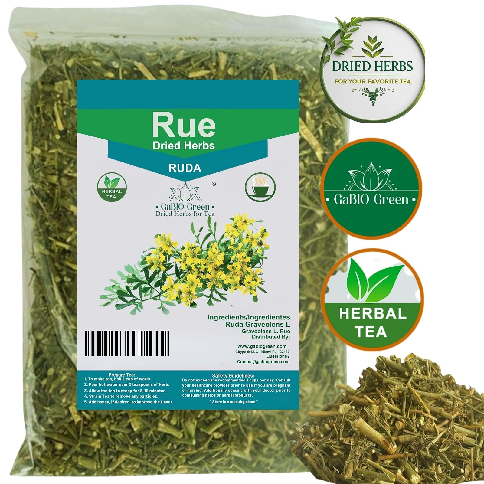 premium quality dried rue leaves