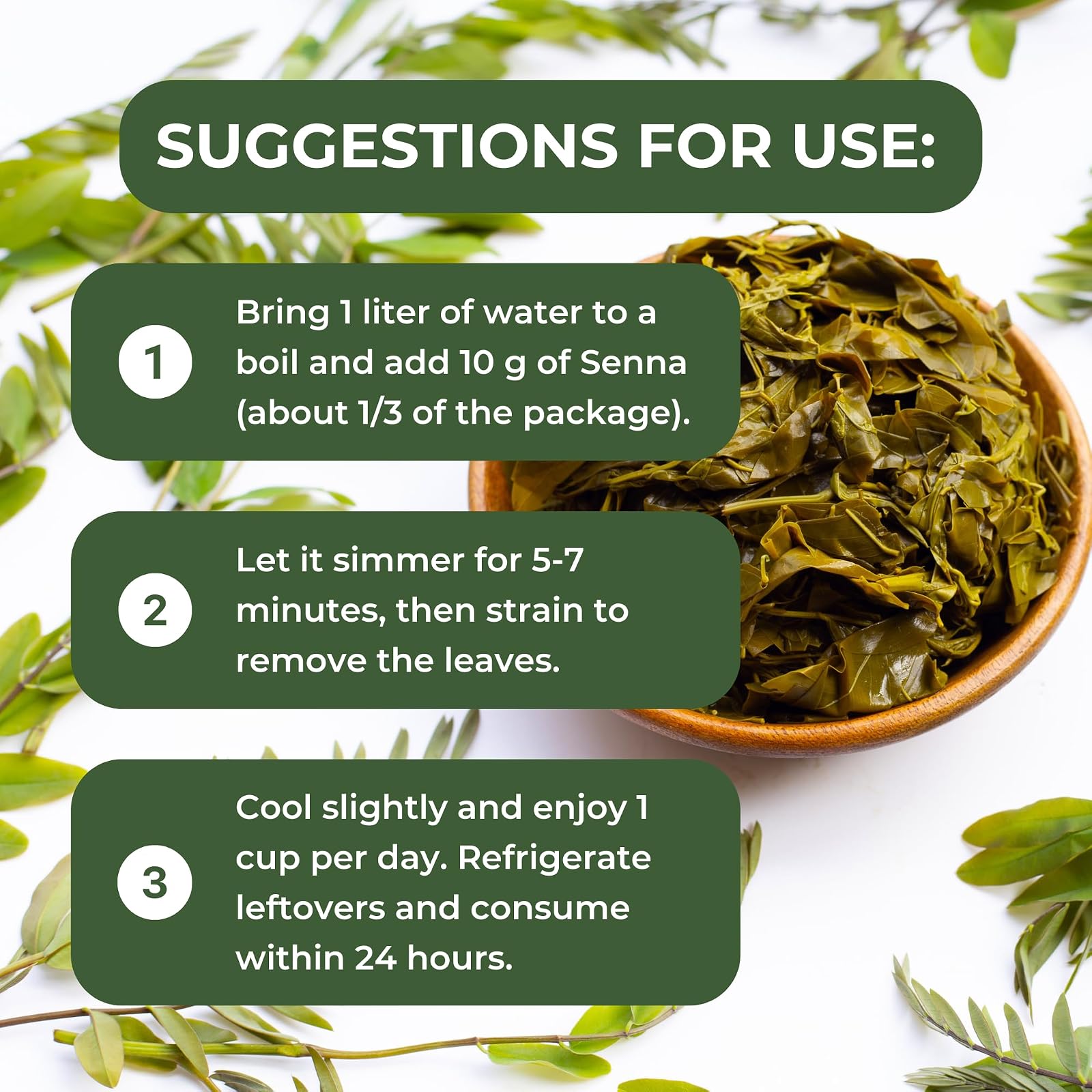 premium quality dried senna leaves