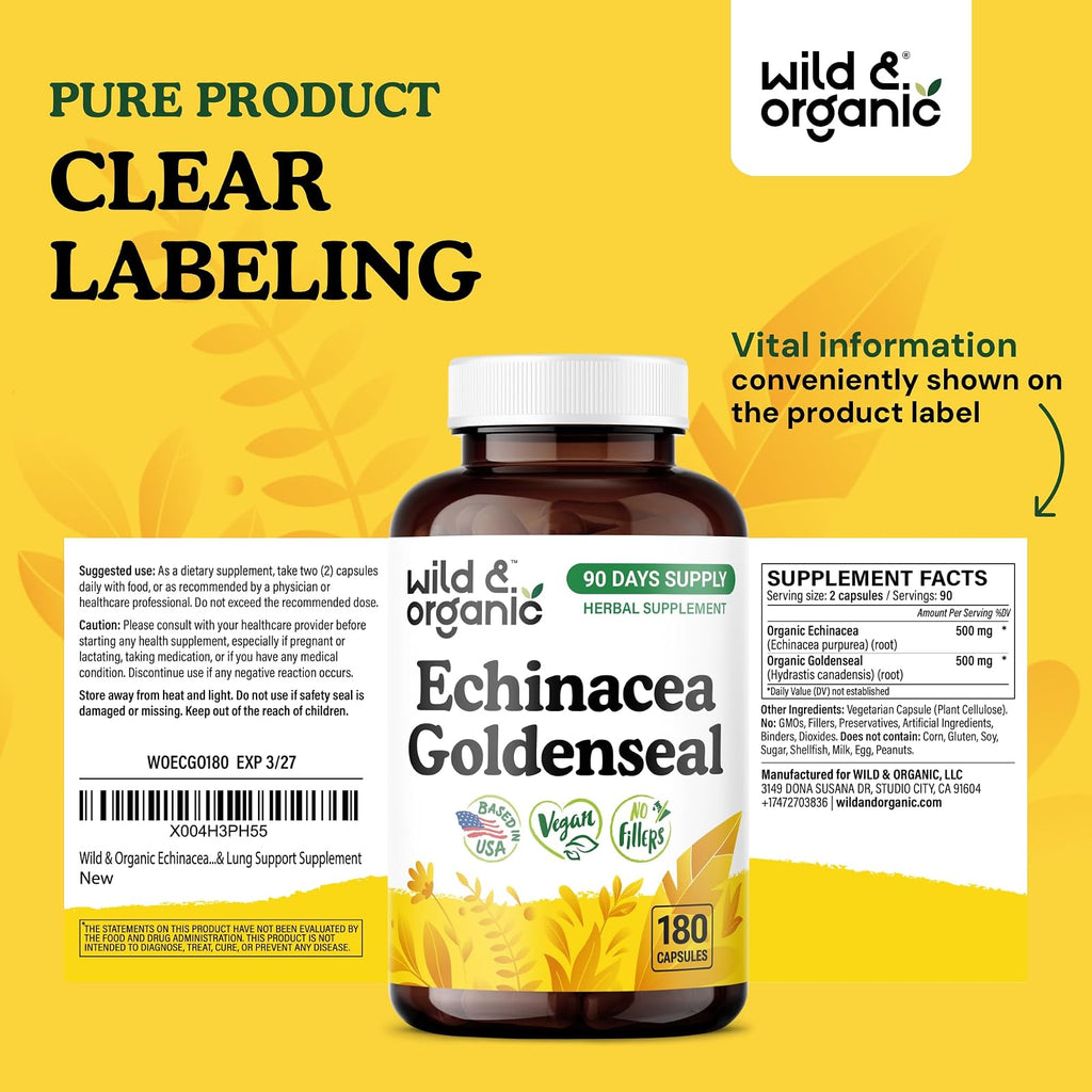 premium quality echinacea herbal capsules