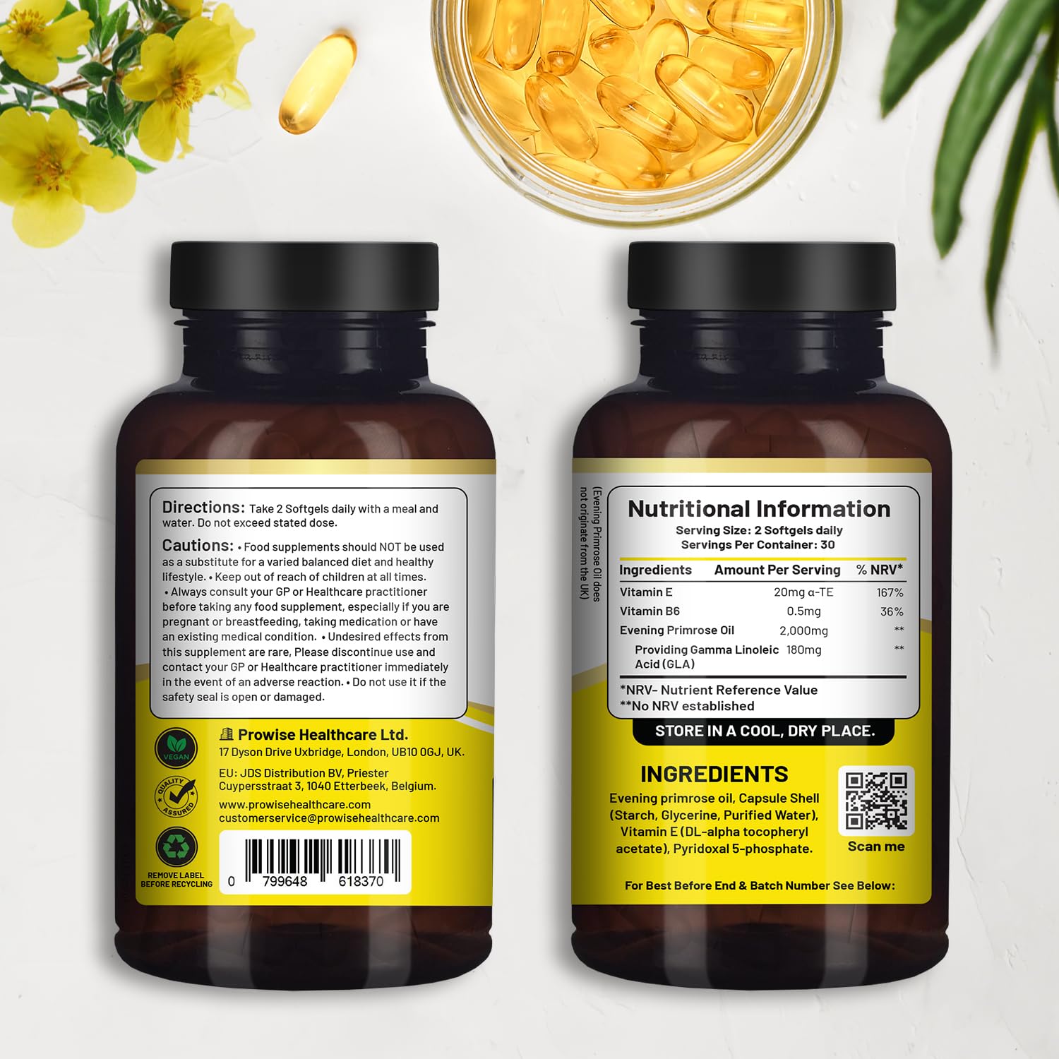 premium quality evening primrose supplement