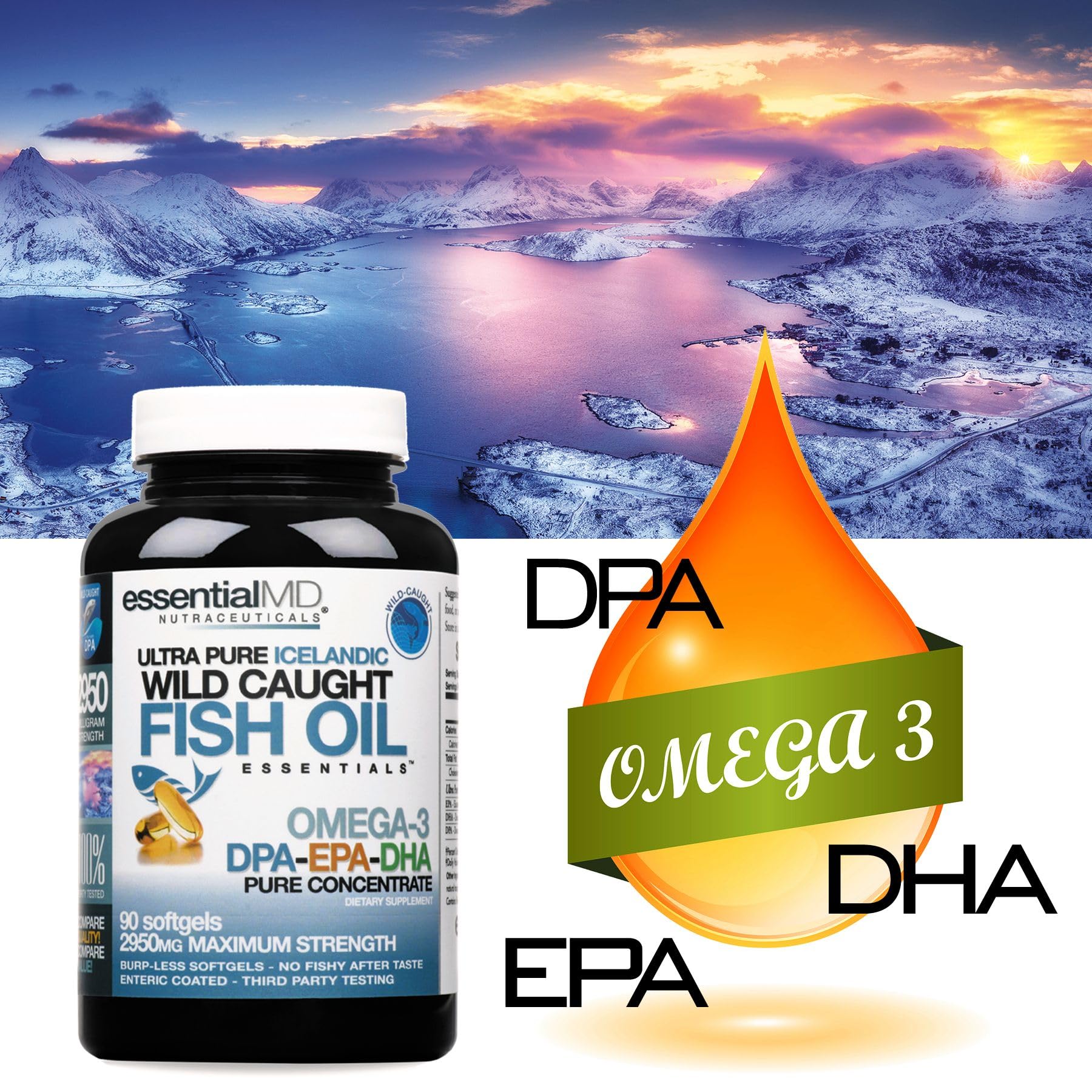 premium quality fish oil capsules