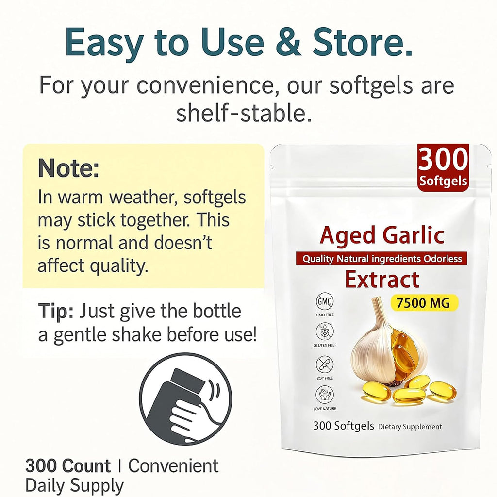 premium quality garlic extract capsules