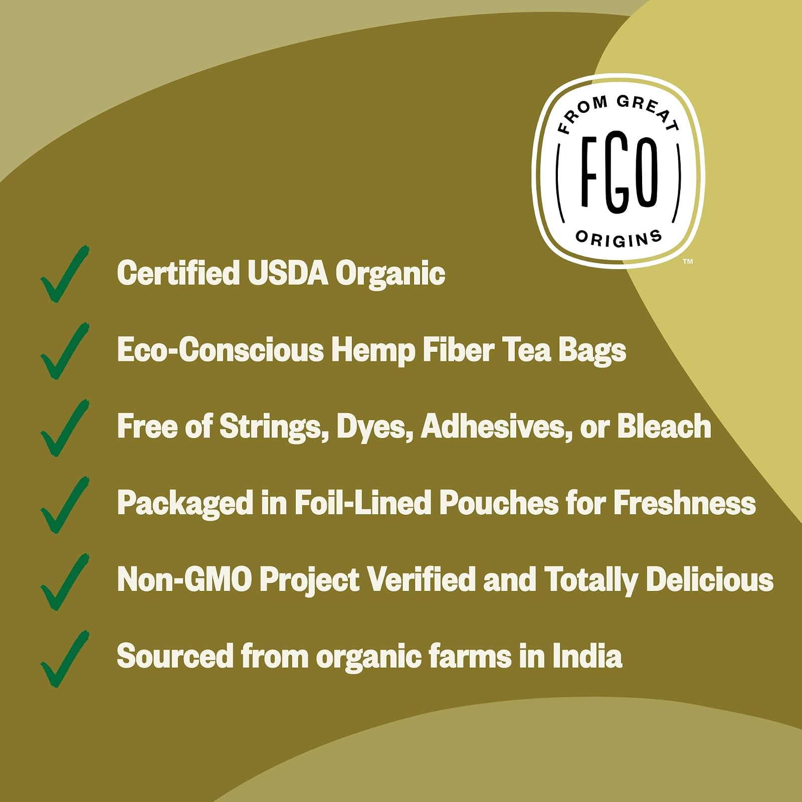 premium quality ginger tea bags