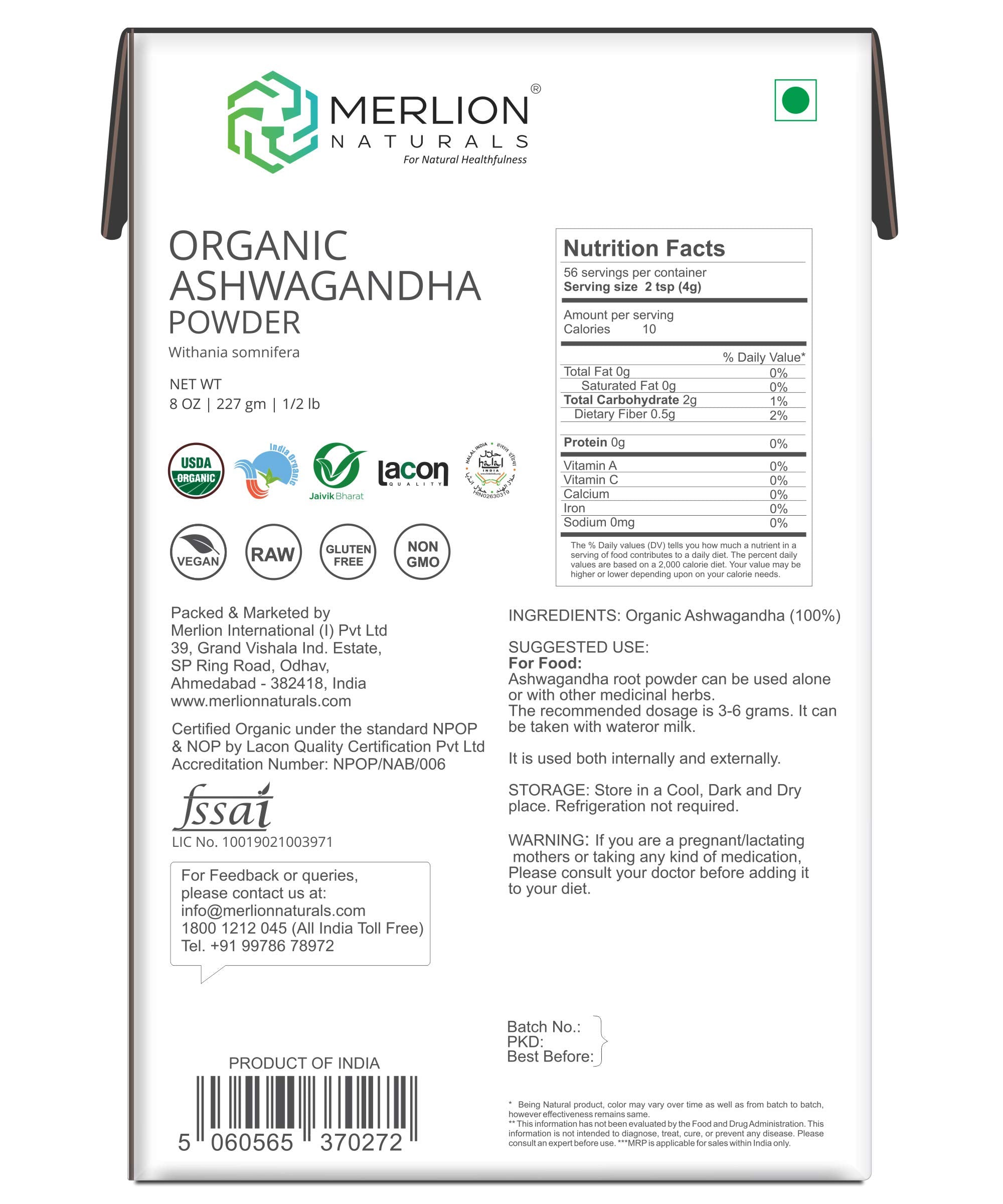 premium quality ginseng root powder