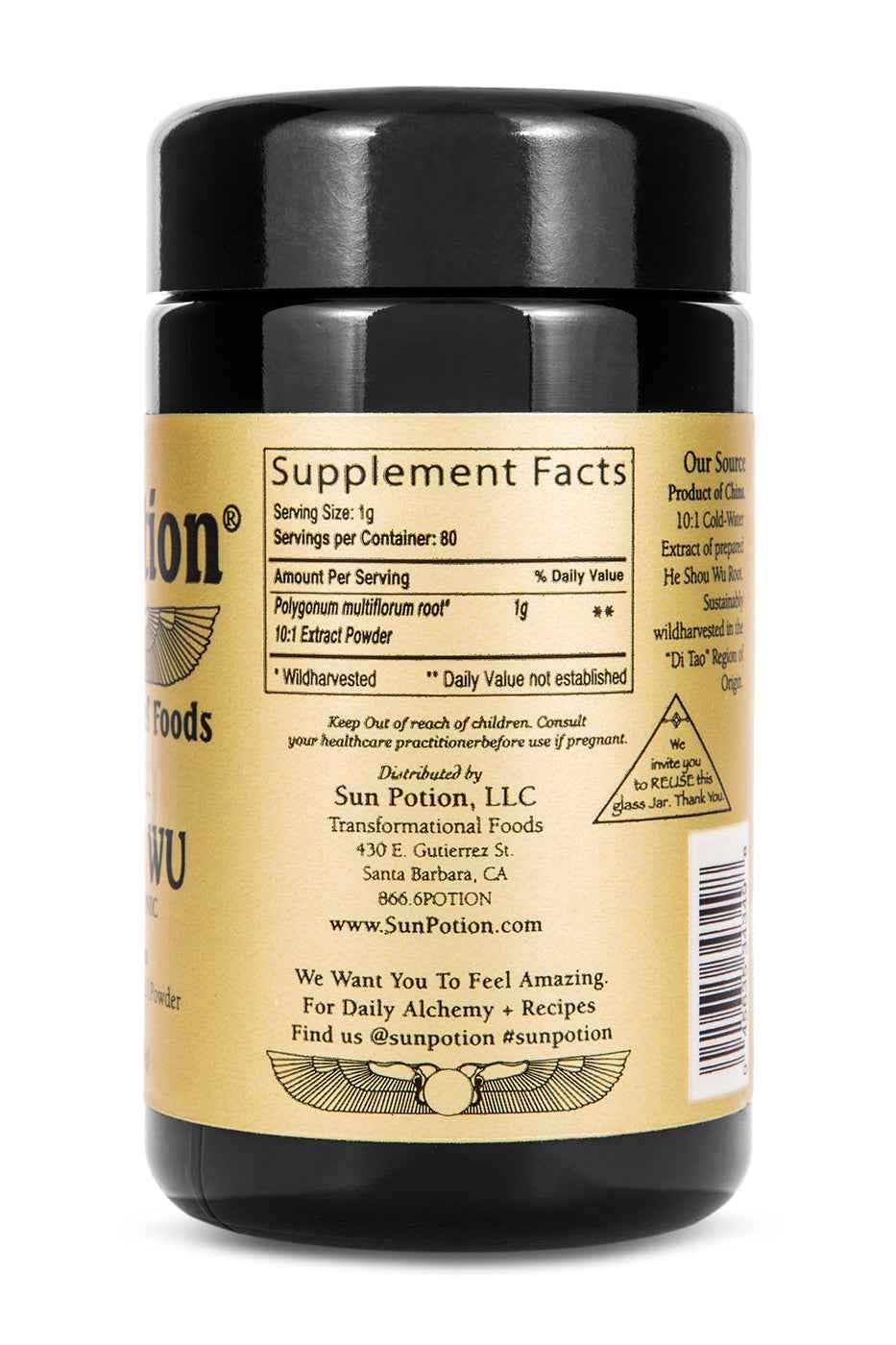 premium quality He Shou Wu powder