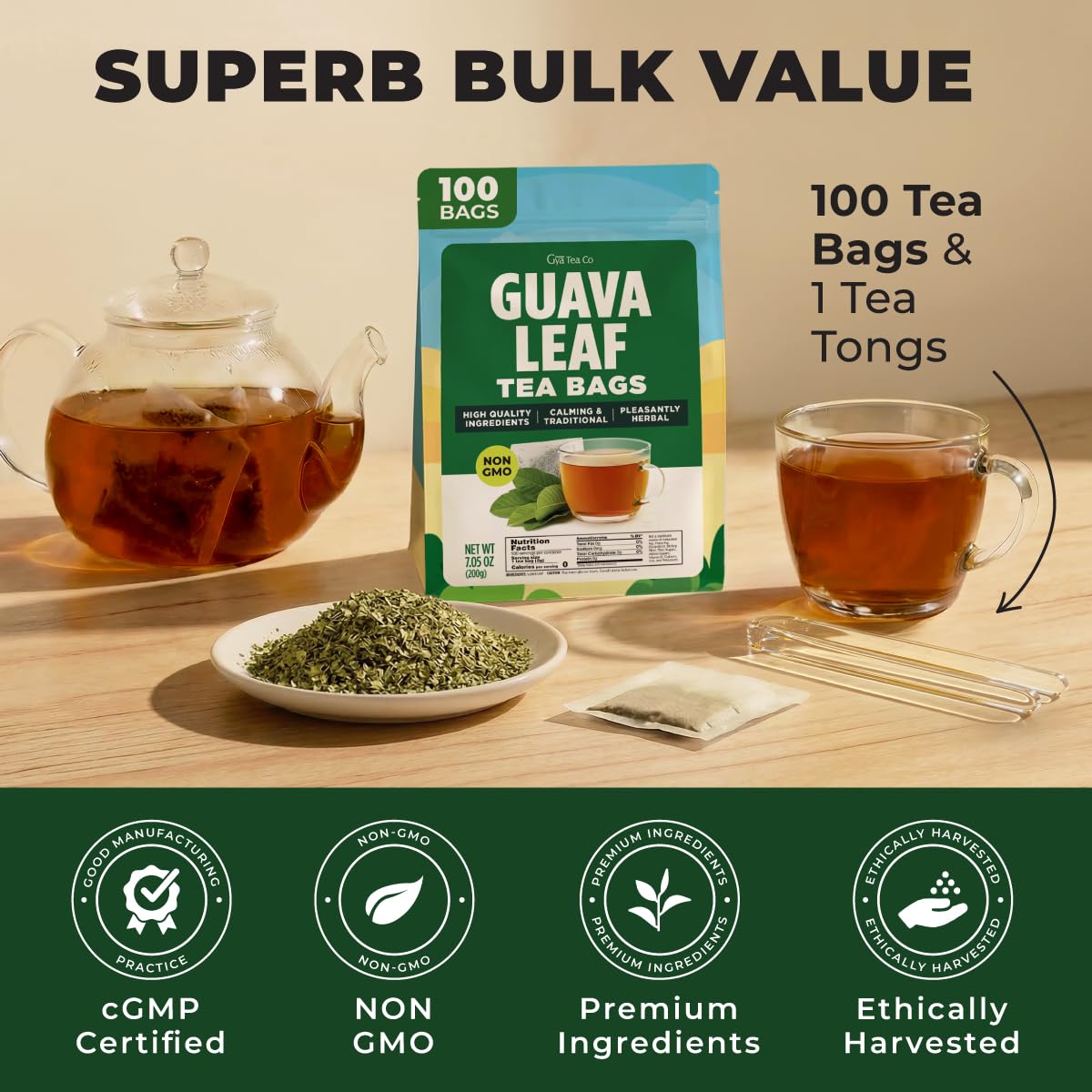 premium quality herbal tea bags