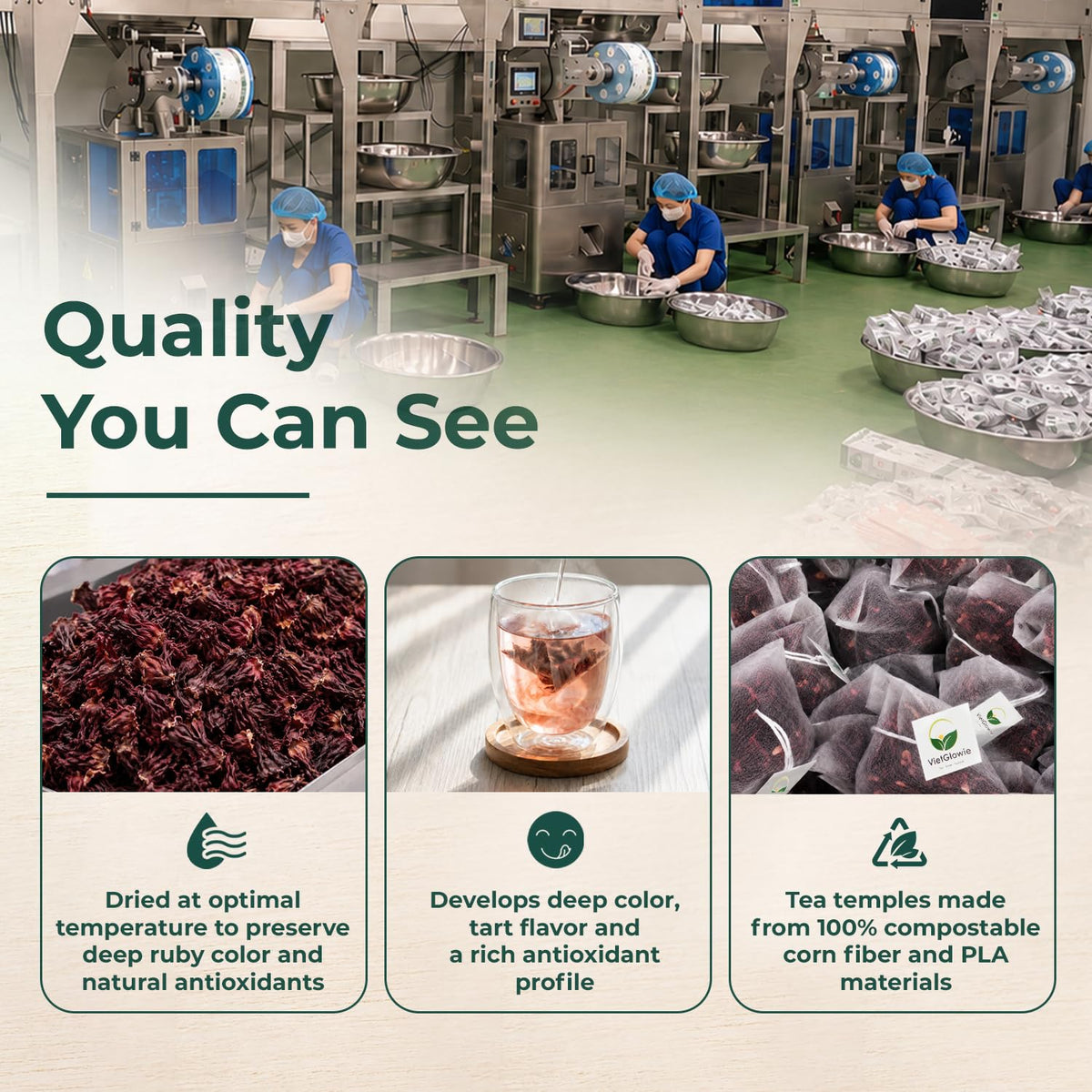 premium quality herbal tea bags