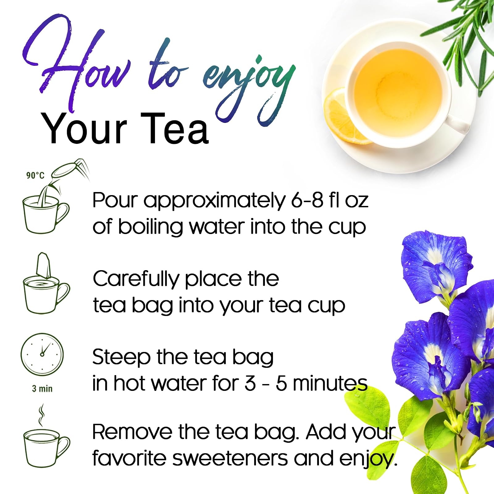 premium quality herbal tea bags